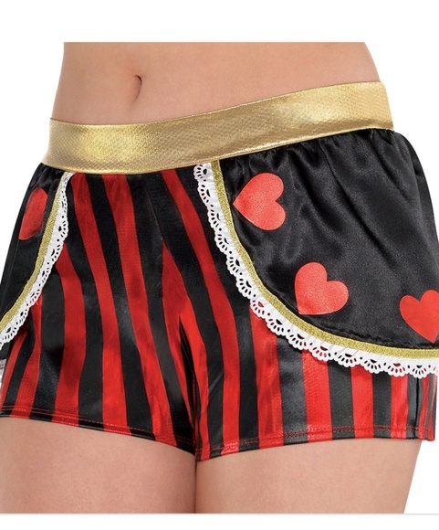 Shorts | New Adult Red Queen Boy Shorts Costume | Poshmark